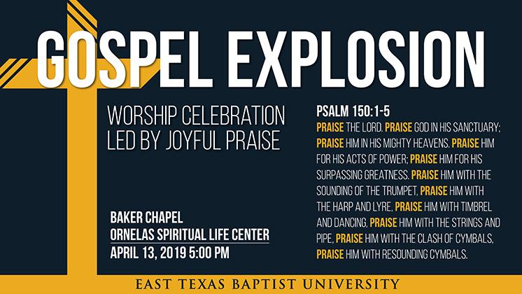 Gospel Explosion 2019 | East Texas Baptist University