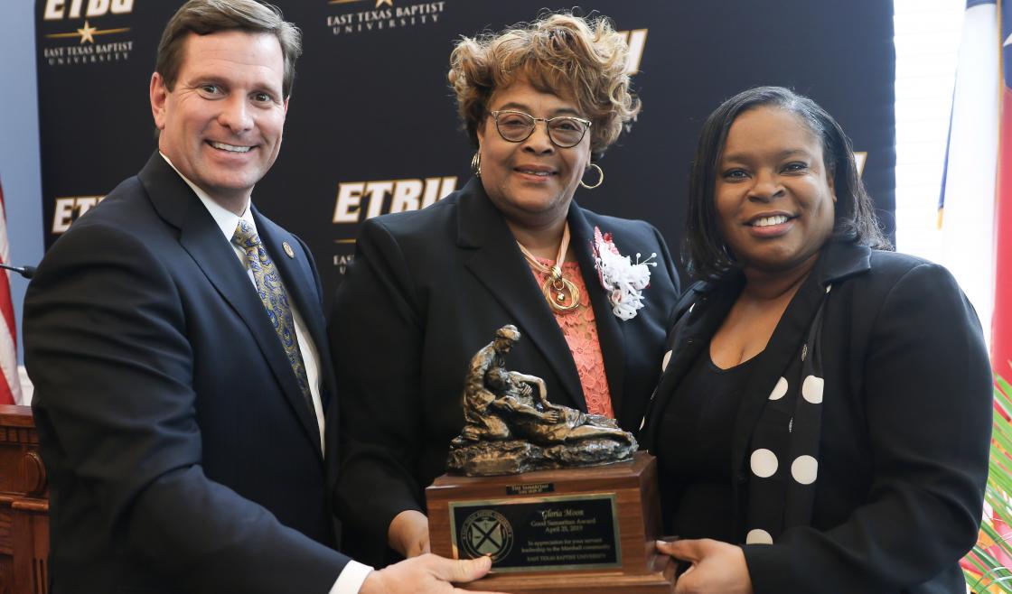 George Carter and Gloria Moon receive ETBU Good Samaritan Award | East ...