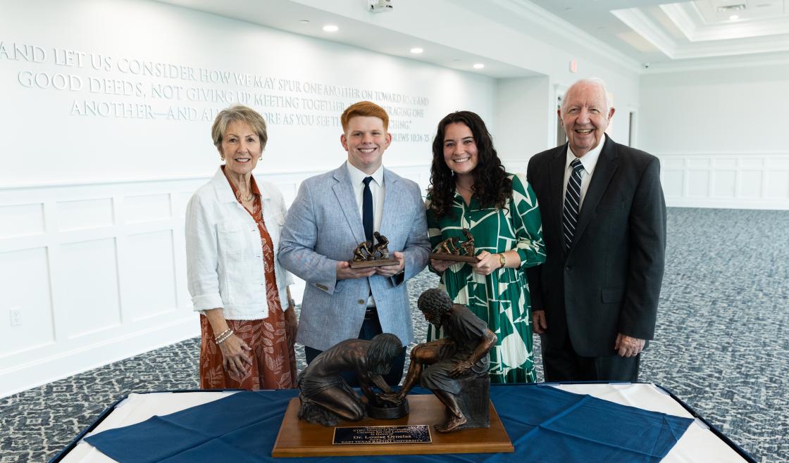 East Texas Baptist University Honors Two Students with Bob and Gayle ...